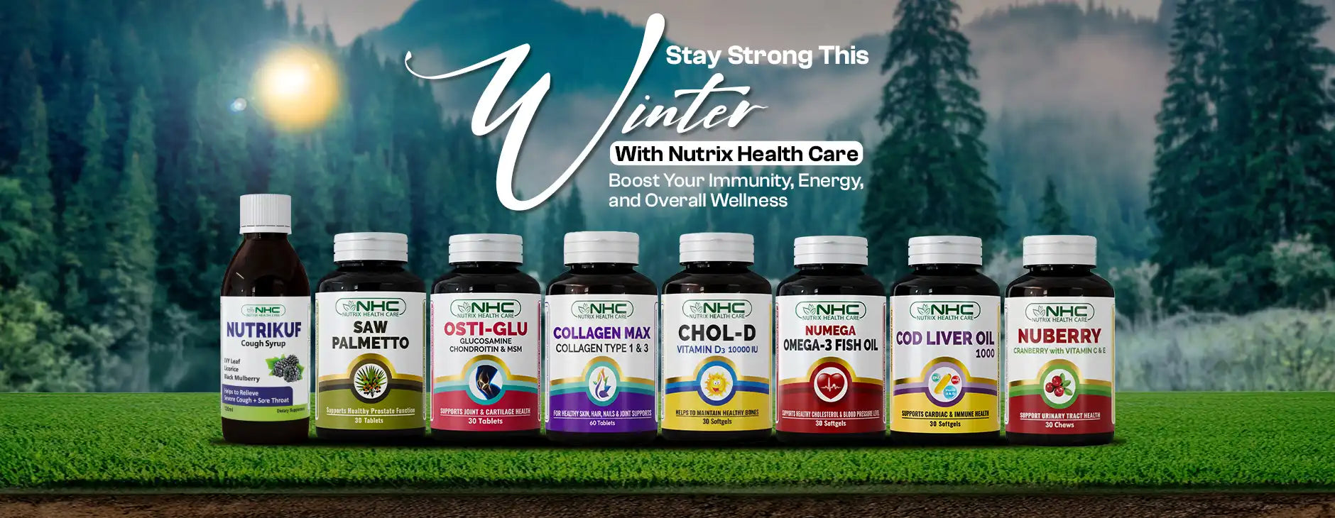 Winter Collection | Nutrix Health Care Supplements for Cold Season