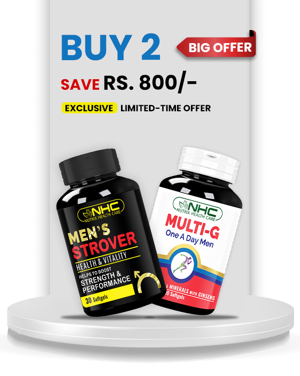 Men’s Health Bundle (Strover + Multi-G) – Nutrix Health Care